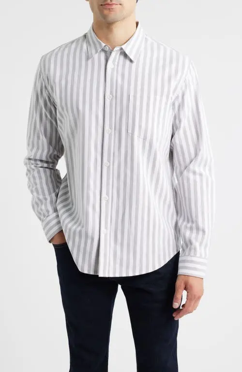 925 ORIGINALS Directors Oxford Button-up Shirt - Grey Stripe