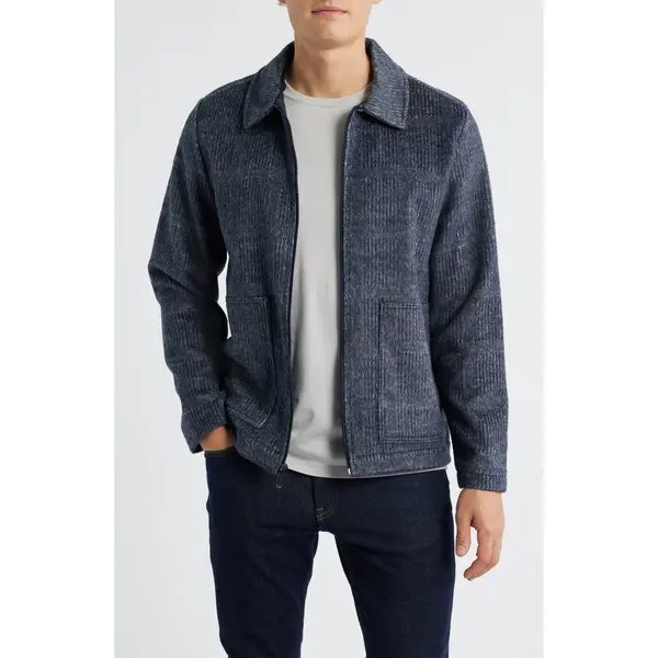 Johnston & Murphy Wool-blend Zip Shirt Jacket