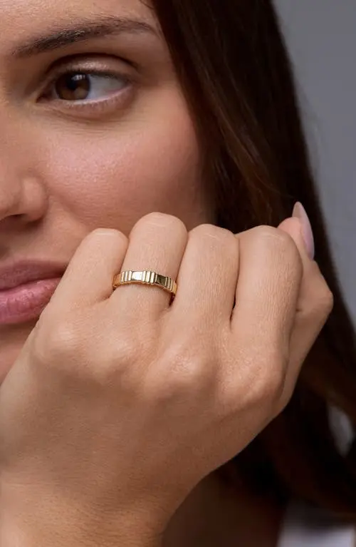 Bony Levy Textured Stackable Band Ring