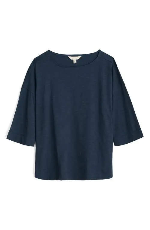 SEASALT CORNWALL Tremayne Quay Organic Cotton Top - Maritime