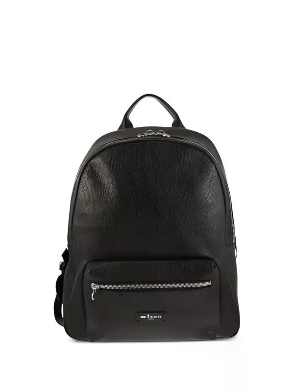 Kiton Leather Top-handle Backpack