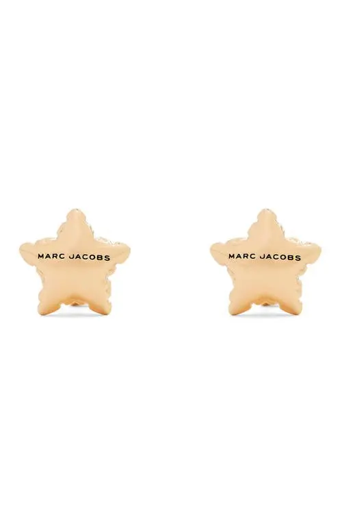 Marc Jacobs Micro Star Balloon Stud Earrings - Light Antique Gold