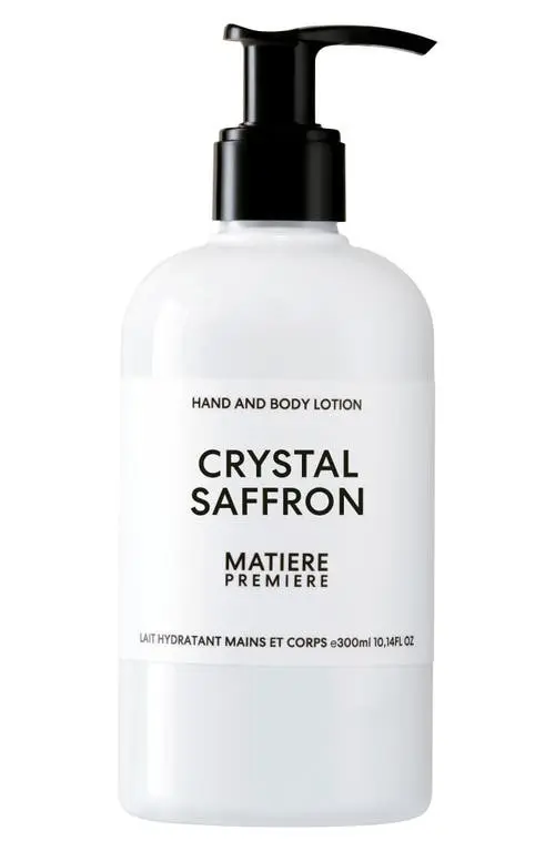 MATIERE PREMIERE Crystal Saffron Hand & Body Lotion - No Color