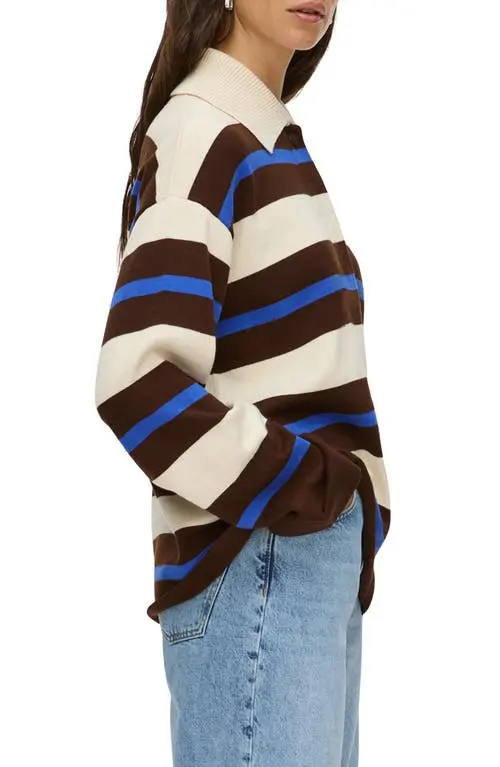 ALIGNE Ester Rugby Stripe Merino Wool & Cotton Sweater - Multi