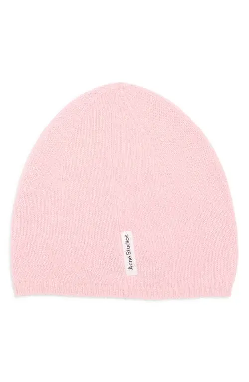 Acne Studios Kassia Cashmere Beanie - Soft Pink
