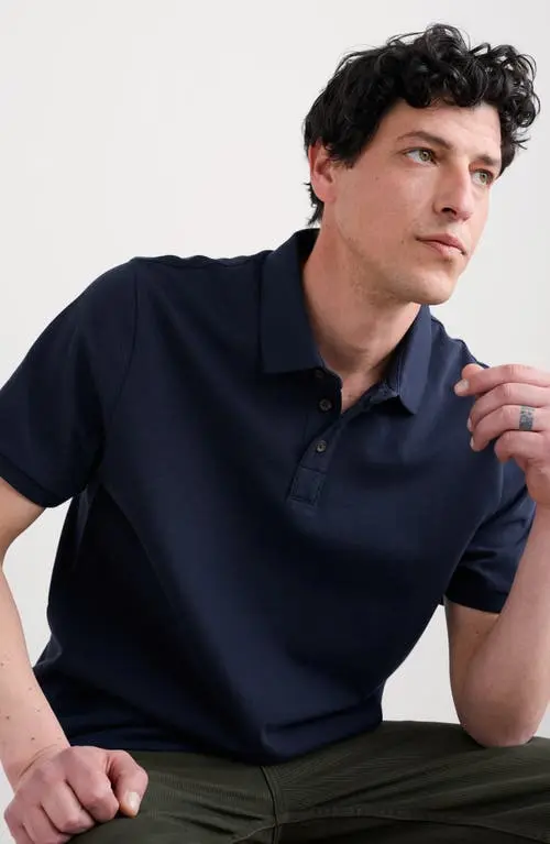 SEASALT CORNWALL Balefire Organic Cotton Polo