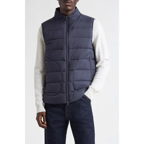 Herno Water Repellent Down Puffer Vest - Blue