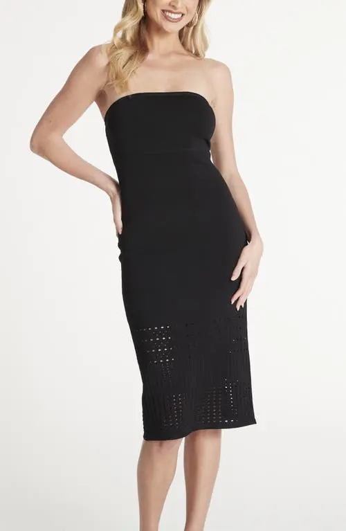 Guess Elisa Strapless Knit Dress