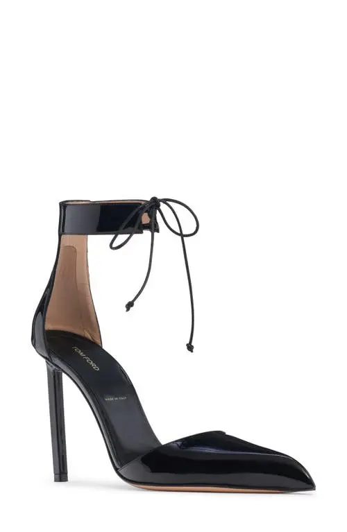 TOM FORD Ankle Tie Pump - Black