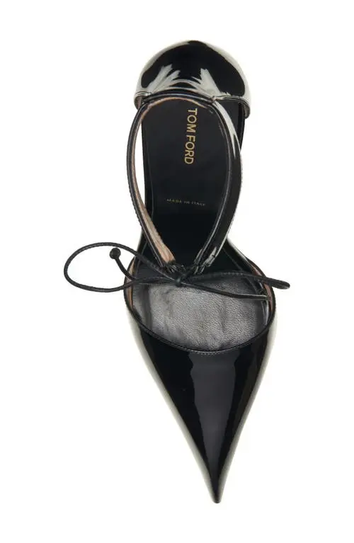 TOM FORD Ankle Tie Pump - Black