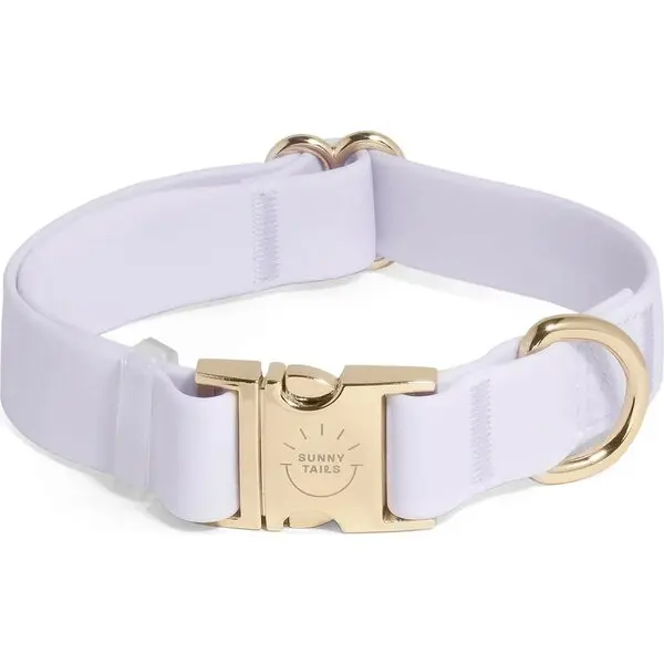 SUNNY TAILS Cloud Waterproof Dog Collar - Lavender Haze