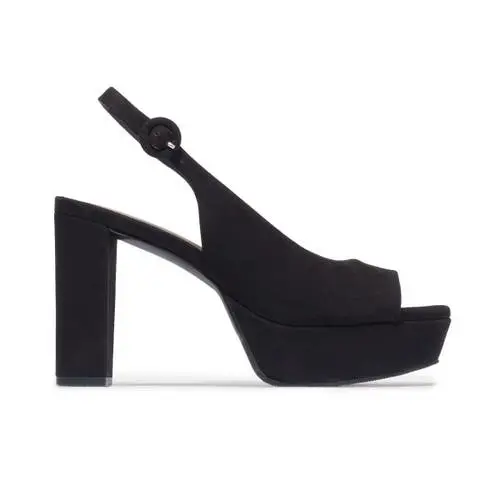 Bernardo Vega Platform Heel Sandal - Black