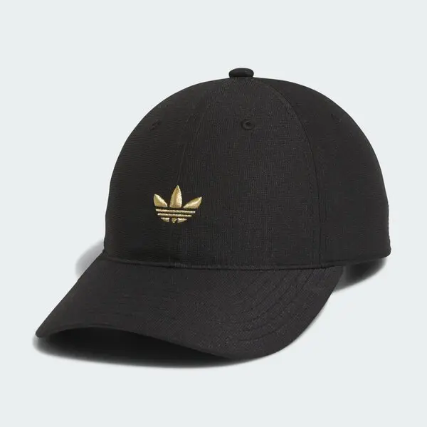 Adidas Relaxed Trefoil Cap - Black / Gold Metallic