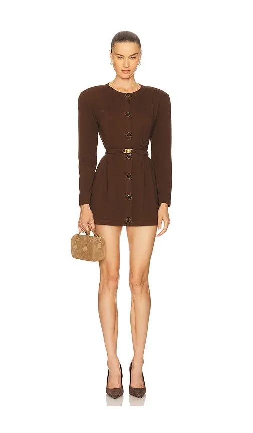 ROWEN ROSE Mini Cardigan With Belt