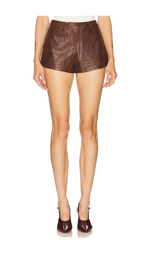 SNDYS. X Revolve Wendy Croc Mini Short