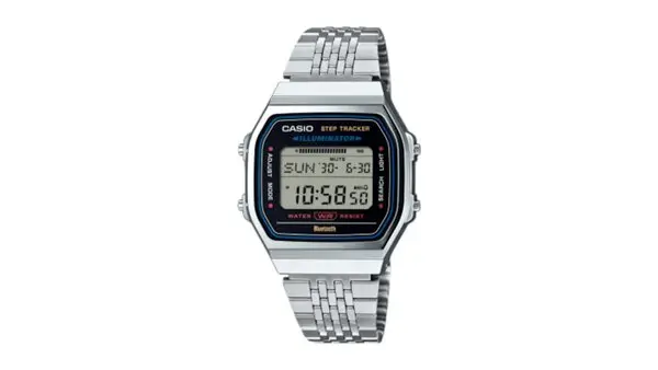 Casio Resin And Chrome Plated Watch - Resin/chrome Plated