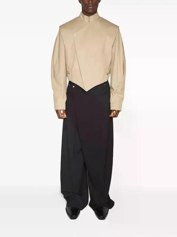 MUGLER Asymmetric Paneled Jacket