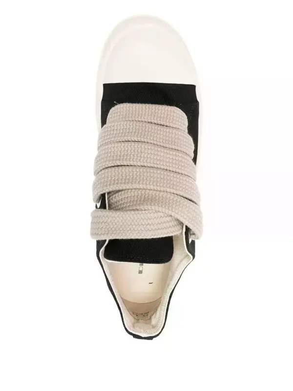 Rick Owens Lace-up Canvas Sneakers