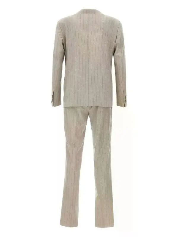 Tagliatore Pinstripe Single-breasted Suit - Neutrals