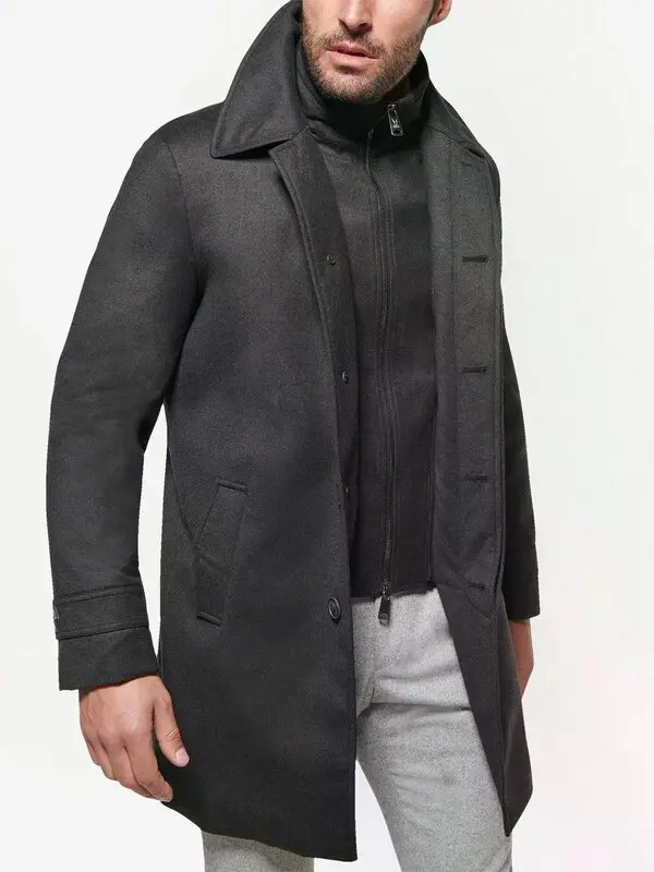 NORWEGIAN WOOL Wool-silk Coat