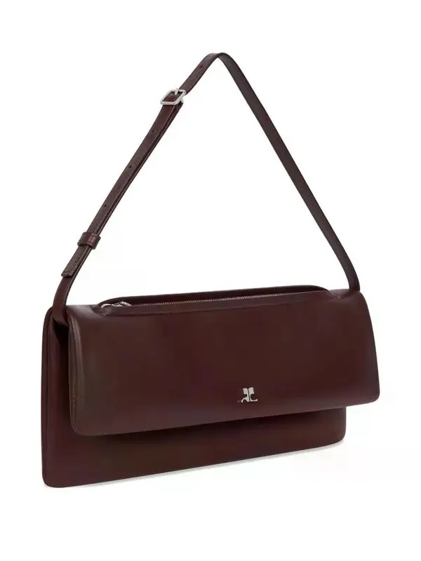 COURREGES Flap Clutch Bag - Red