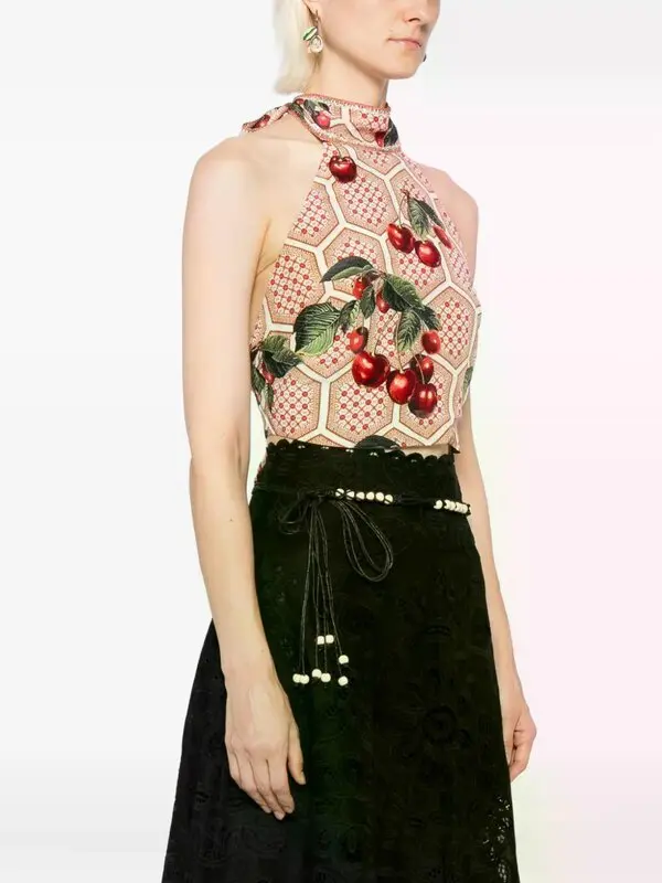 Camilla Notes From The Road Halter Top
