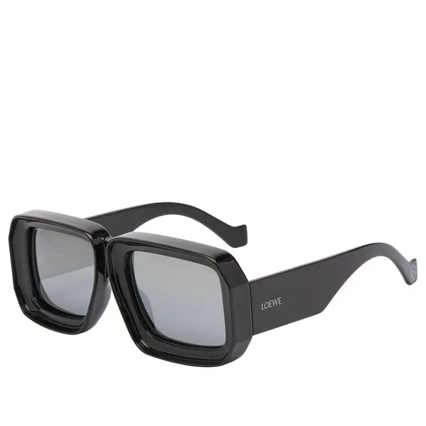 Loewe Paula's Ibiza Mask Sunglasses - Black/silver