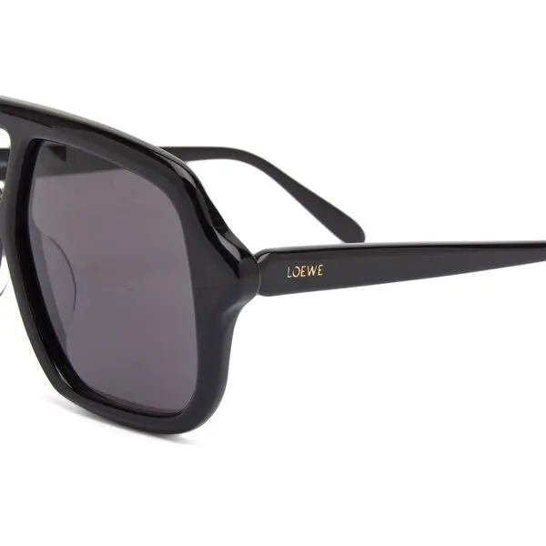 Loewe Slim Pilot Sunglasses - Black/grey
