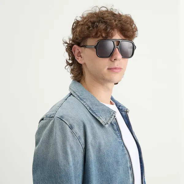 Loewe Slim Pilot Sunglasses - Black/grey