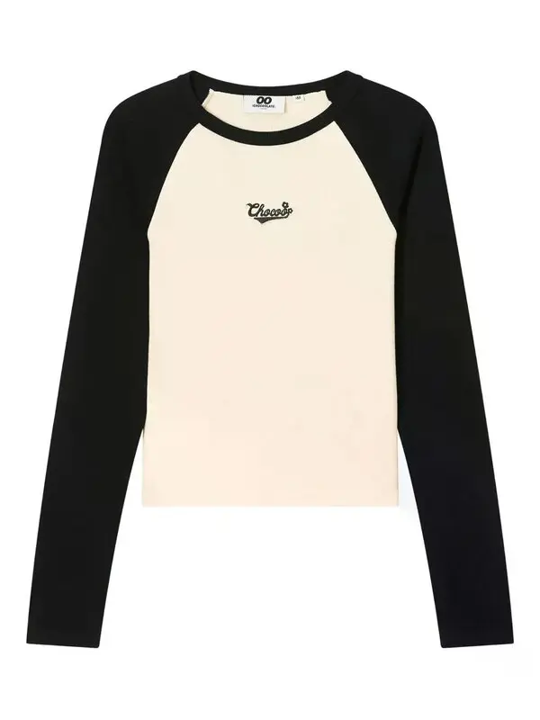 CHOCOOLATE Raglan-sleeve Logo T-shirt