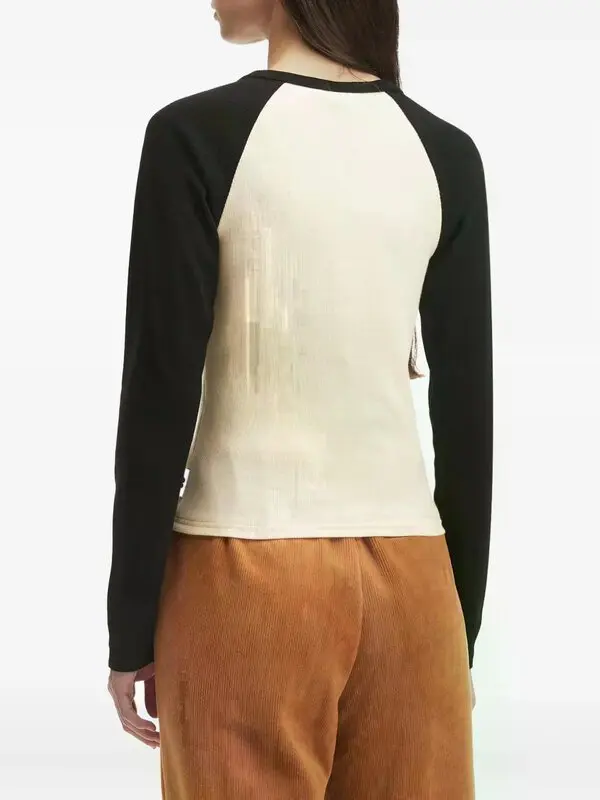 CHOCOOLATE Raglan-sleeve Logo T-shirt