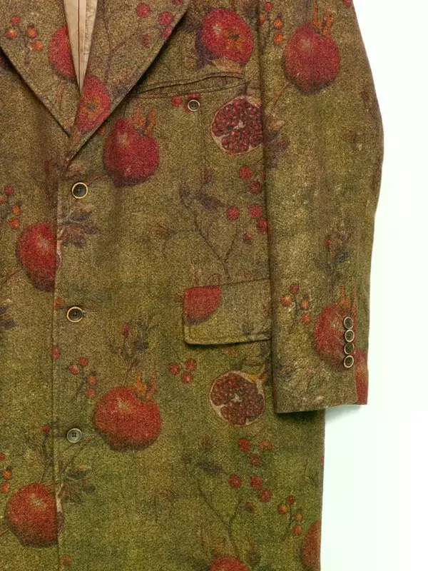 UMA WANG Pomegranate-print Coat