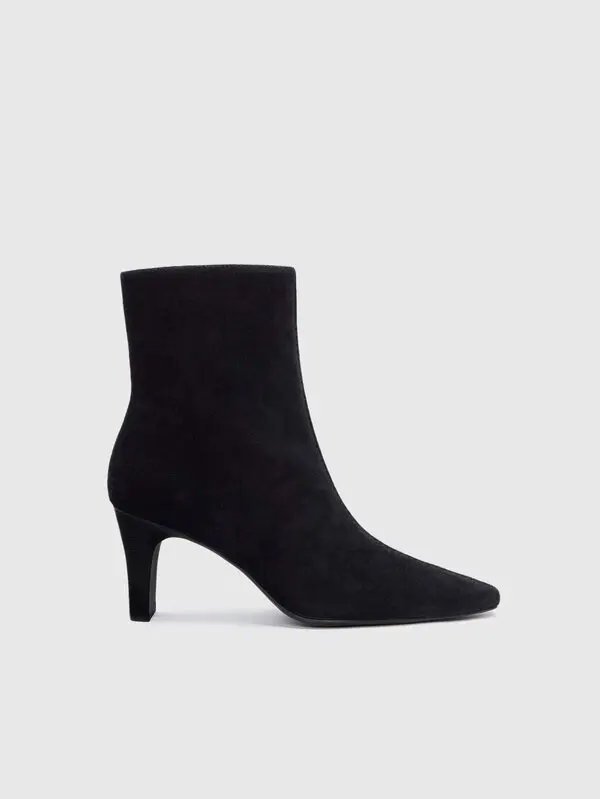 REFORMATION Tatyana Suede Ankle Boots