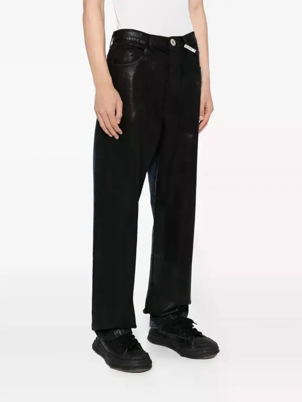Mihara Yasuhiro Two-tone Coated Jeans