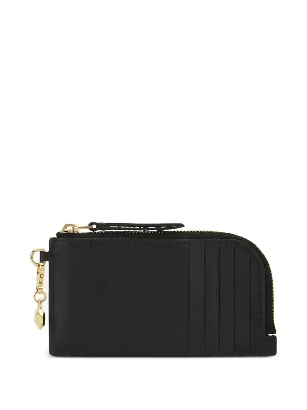 LANVIN Zip-around Leather Wallet - Black