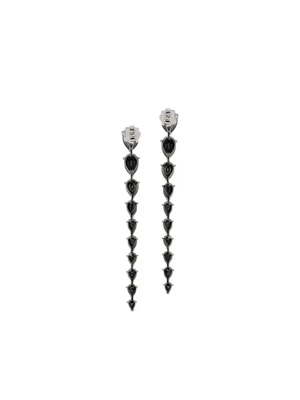 ANABELA CHAN Nova Diamond Drop Earrings - Black