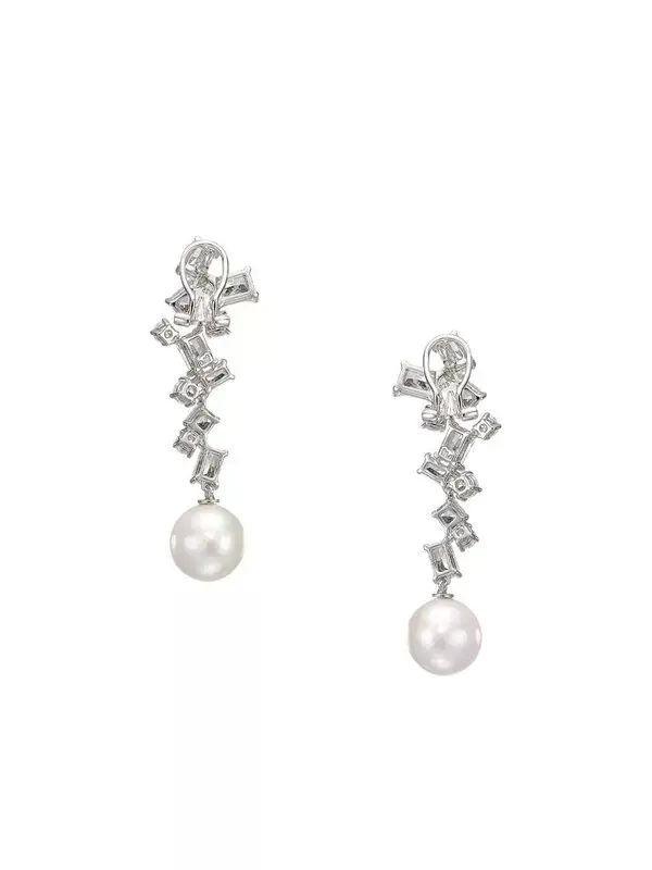 ANABELA CHAN Pearl, Diamond And Vermeil Earrings