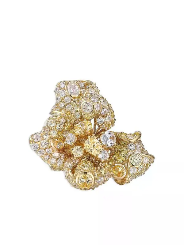 ANABELA CHAN 18k Yellow Vermeil Mini Bloomingdale Ring - Gold