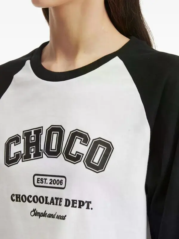 CHOCOOLATE Raglan-sleeve Cropped T-shirt