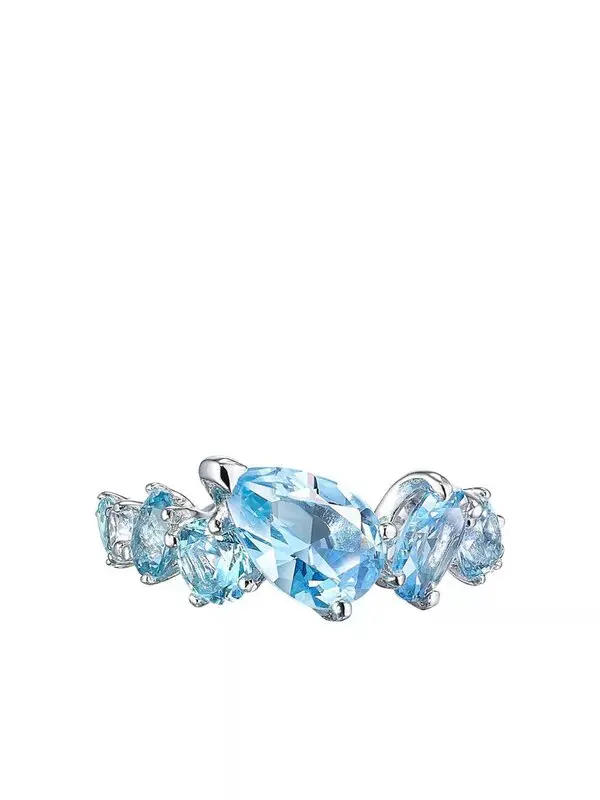 ANABELA CHAN Nova Starburst Aquamarine Ring