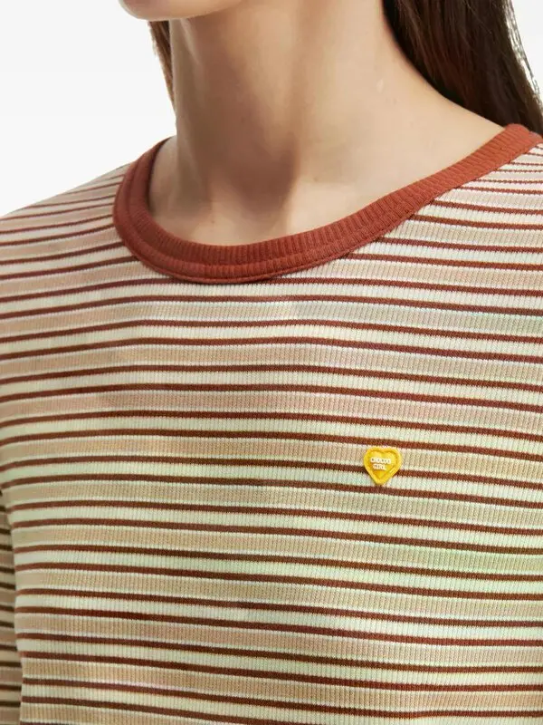 CHOCOOLATE Striped Long-sleeve T-shirt
