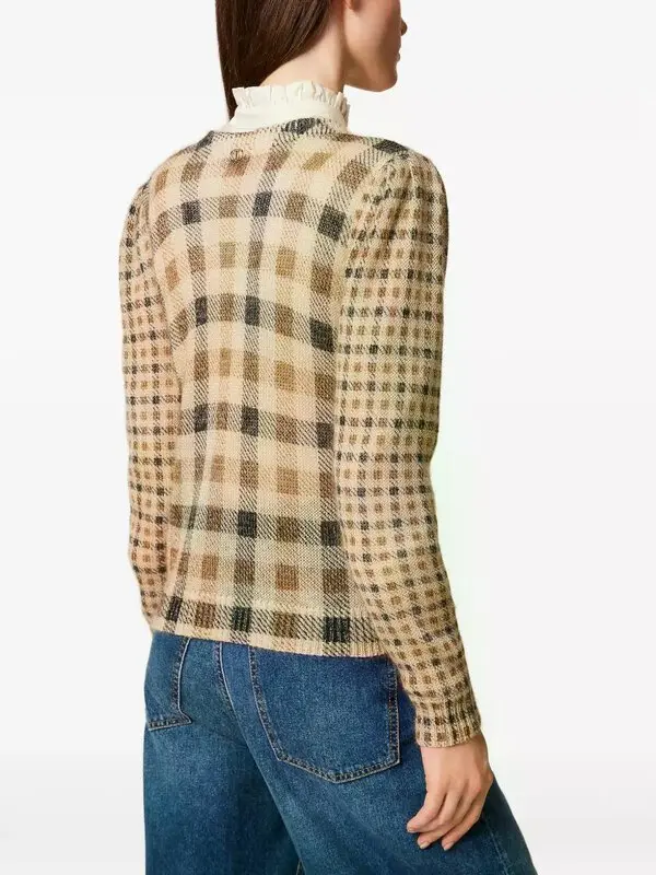 TWINSET Check-print Sweater