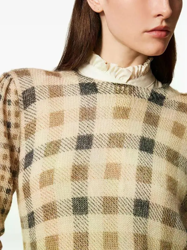 TWINSET Check-print Sweater