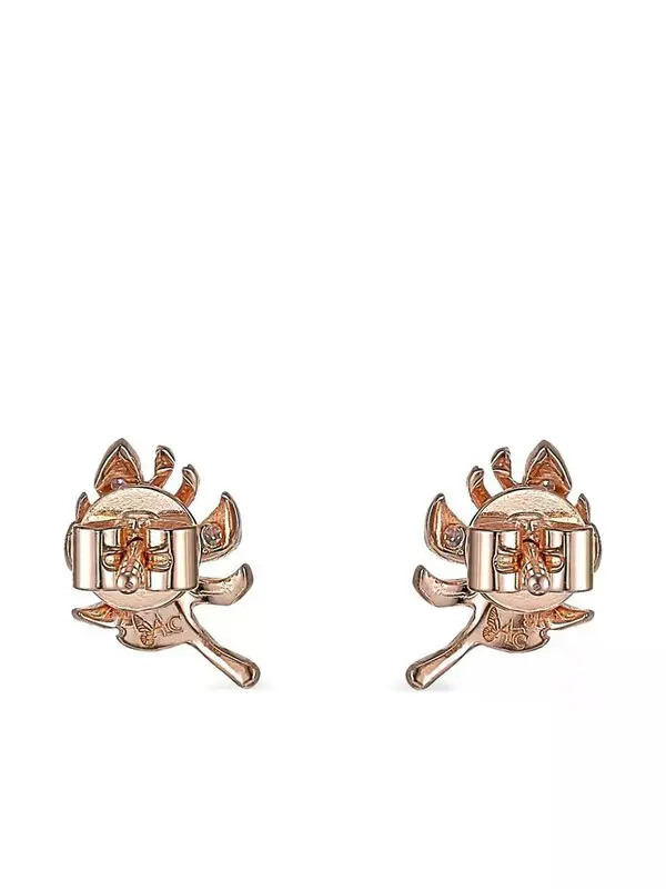 ANABELA CHAN 18k Gold Palm Diamond Earrings