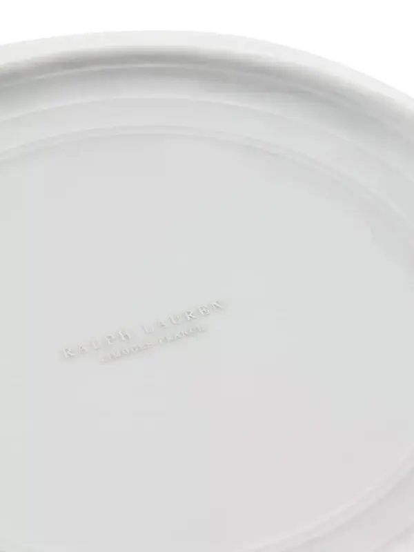 Ralph Lauren Hewitt Textured-rim Dinner Plate