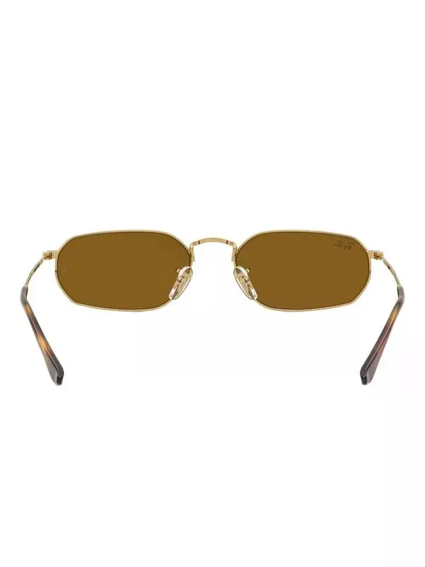 Ray-ban Oval Frame Tinted Sunglasses