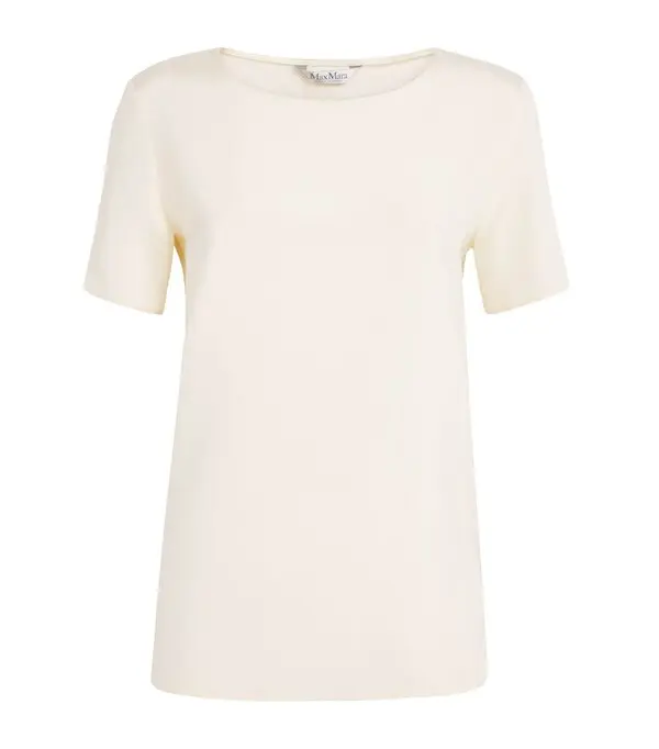 Max Mara Stretch-silk T-shirt