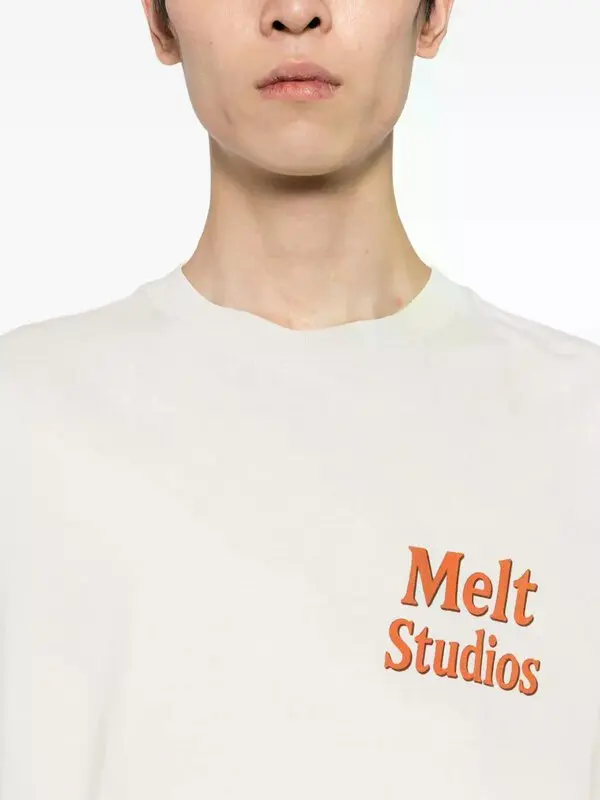 MELT Logo-print Cotton T-shirt