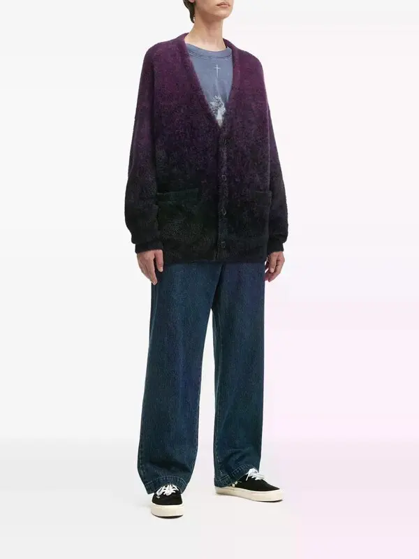 FIVE CM Ombré V-neck Cardigan