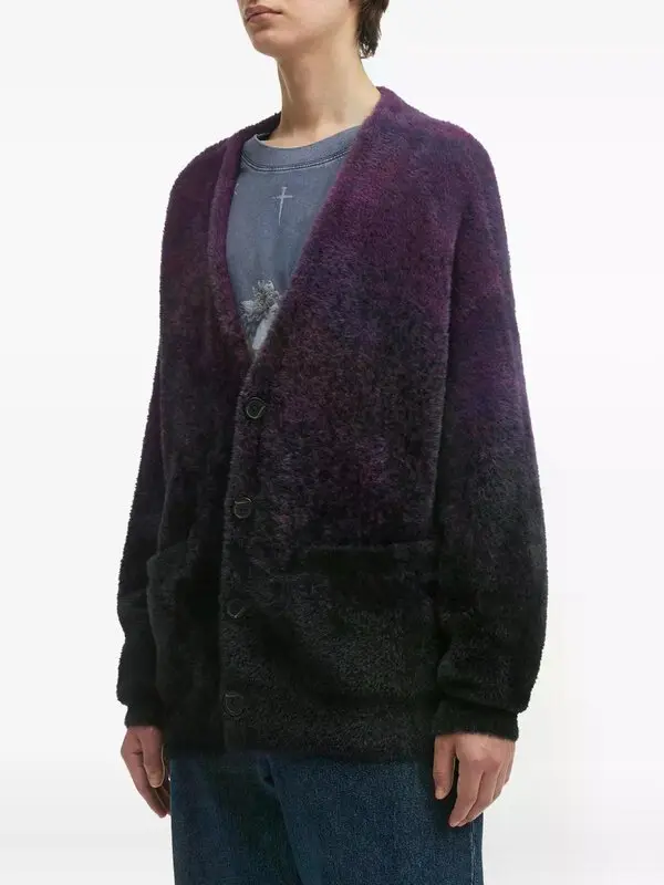 FIVE CM Ombré V-neck Cardigan
